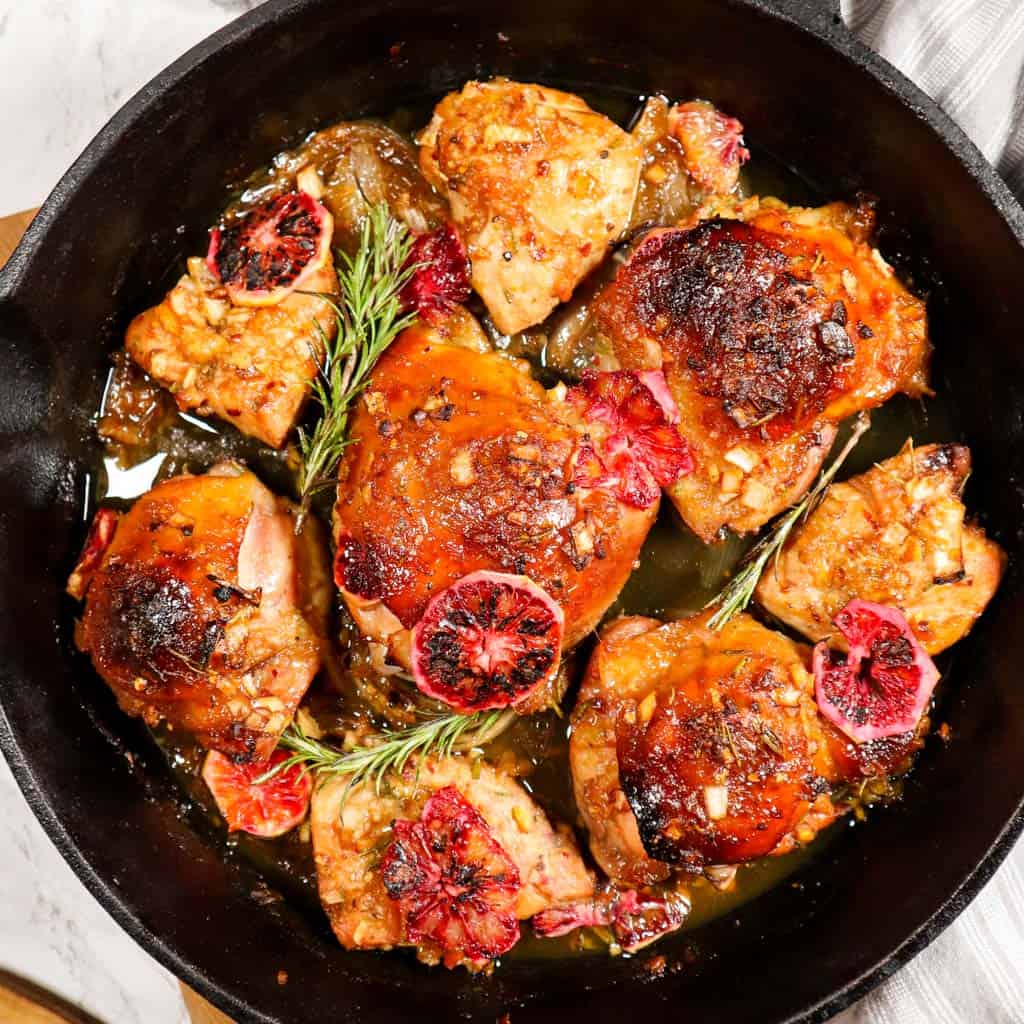 Sweet and Savory Blood Orange Chicken - Good Food Baddie