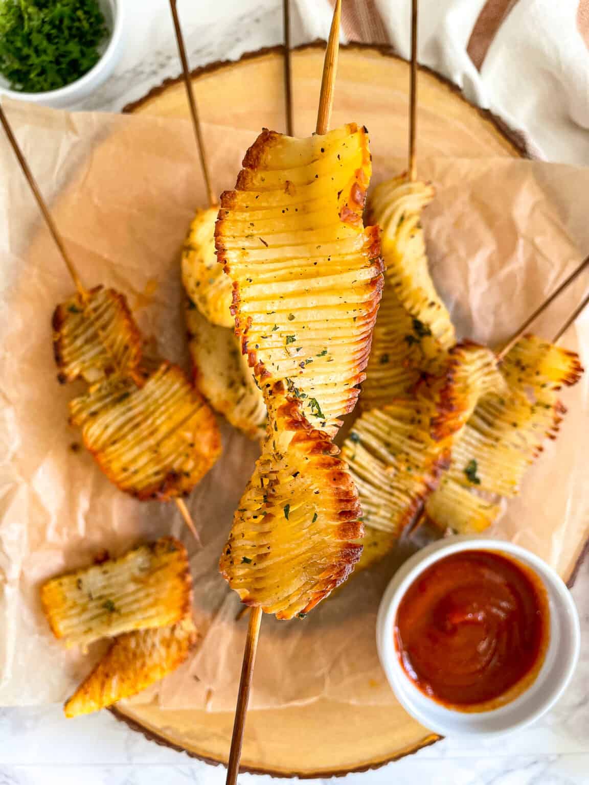 Accordion Potatoes | TikTok Viral Recipe - Good Food Baddie