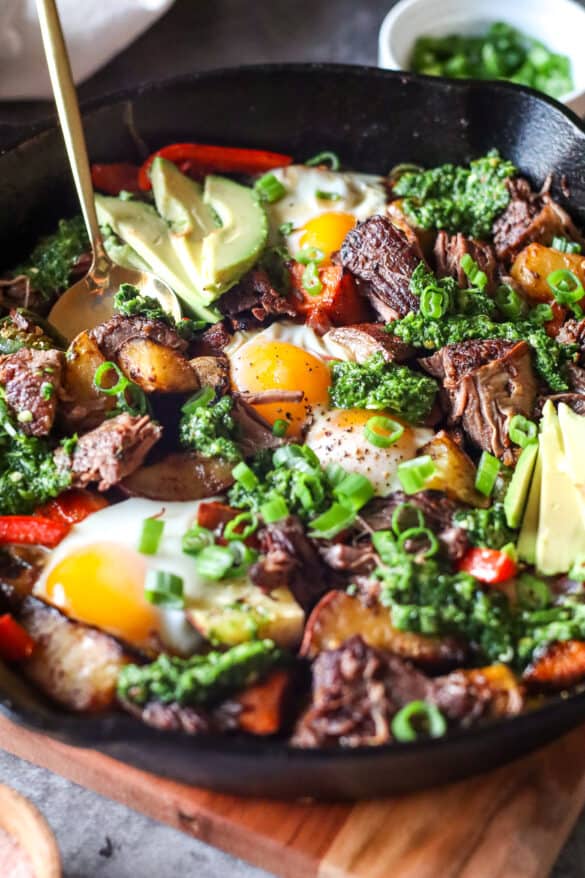 Short Rib Hash and Eggs - Good Food Baddie