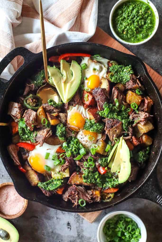 Short Rib Hash and Eggs - Good Food Baddie