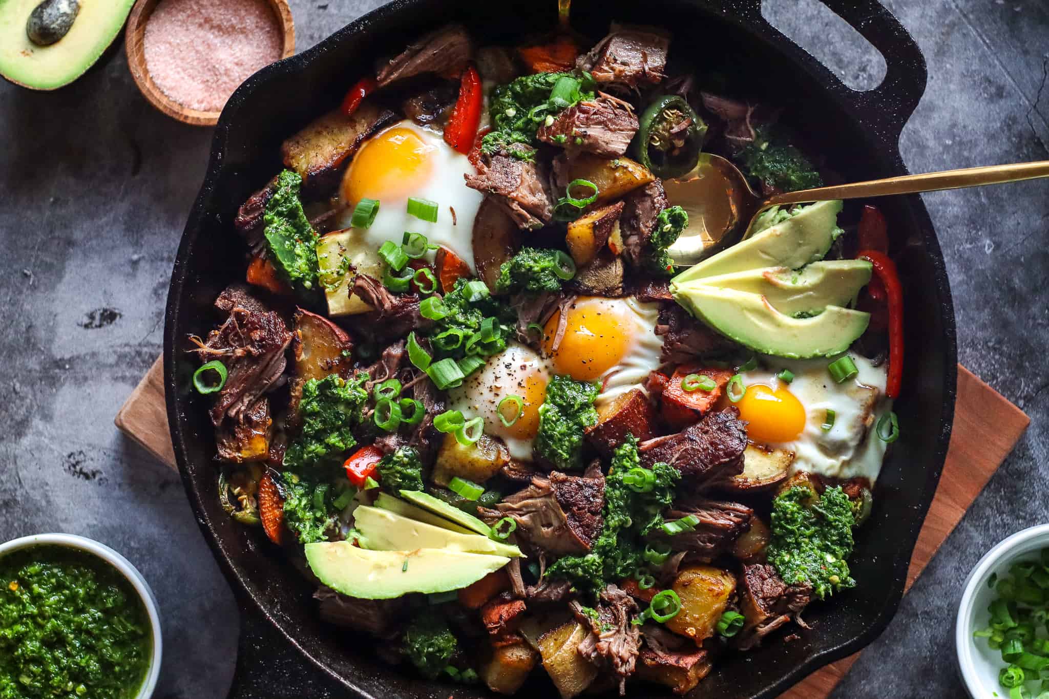 Short Rib Hash and Eggs - Good Food Baddie