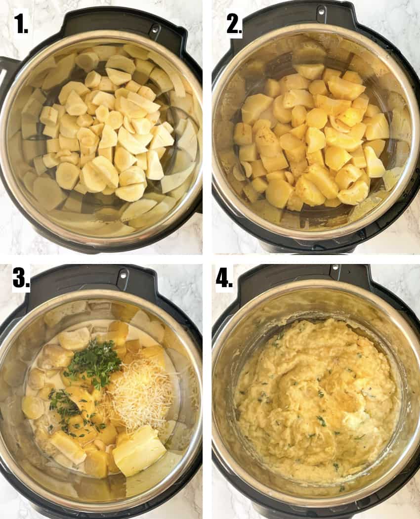 Instant Pot Creamy Parsnip Mash - Good Food Baddie