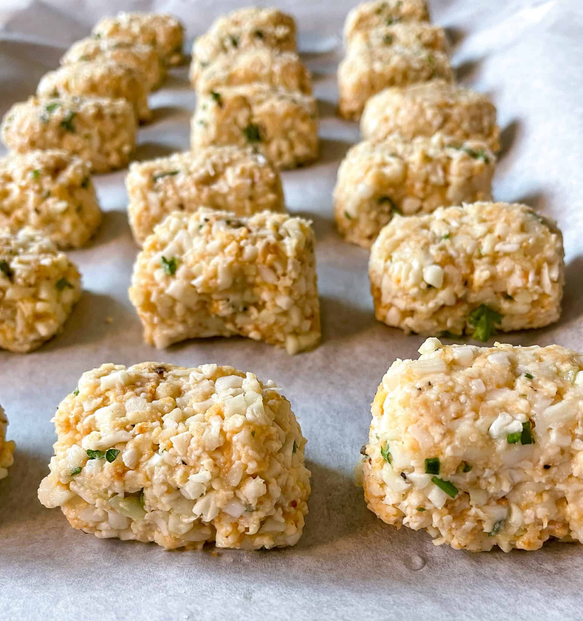 Cauliflower Tots | Air Fryer or Baked - Good Food Baddie
