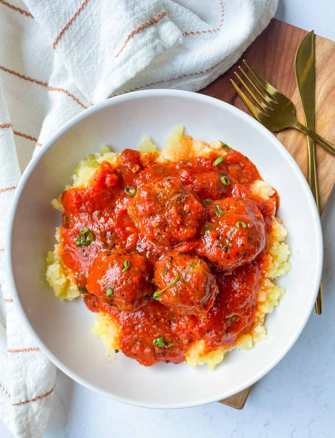 Baked Bison Meatballs - Good Food Baddie