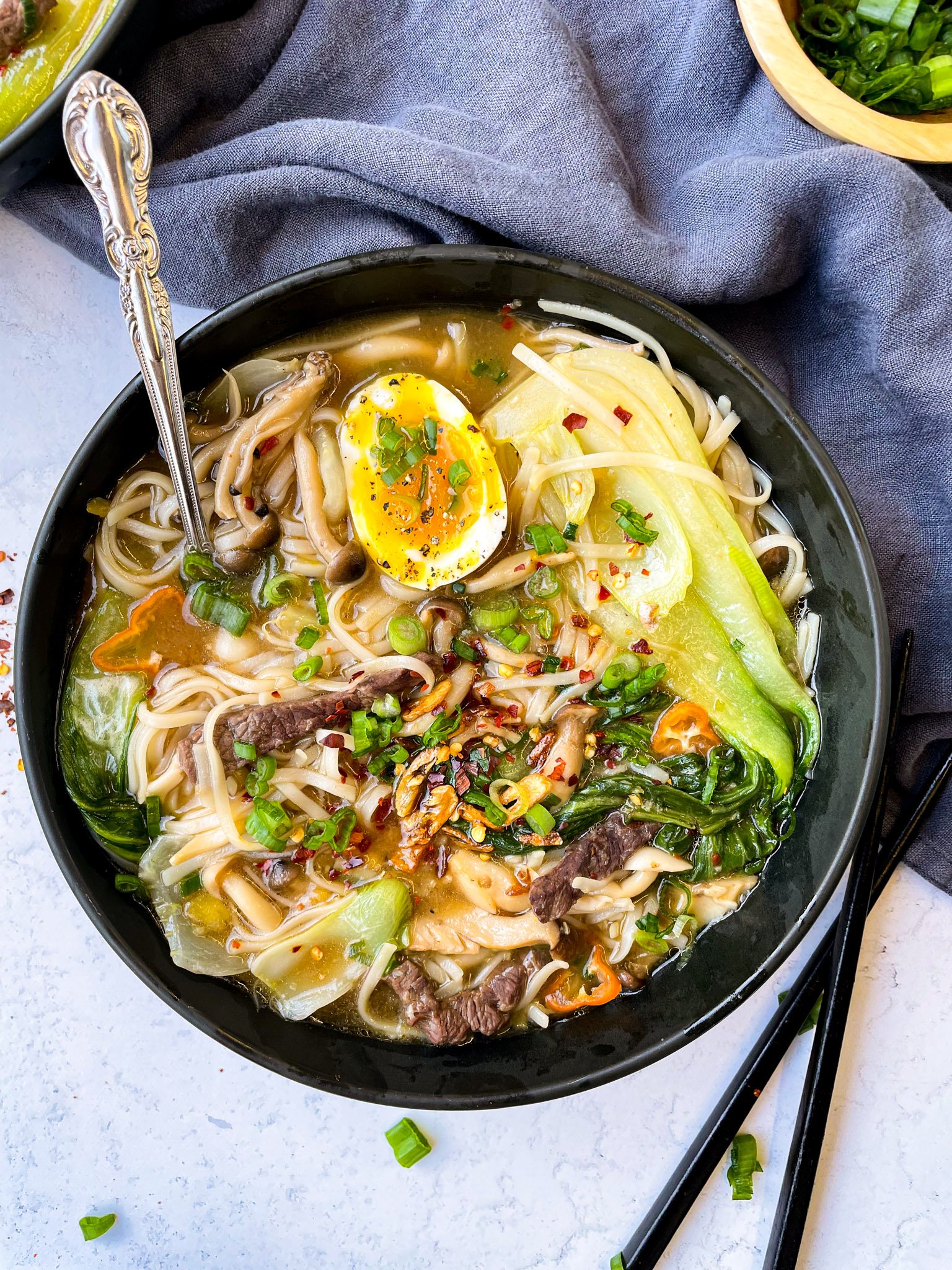Ginger Garlic Bok Choy Soup - Good Food Baddie
