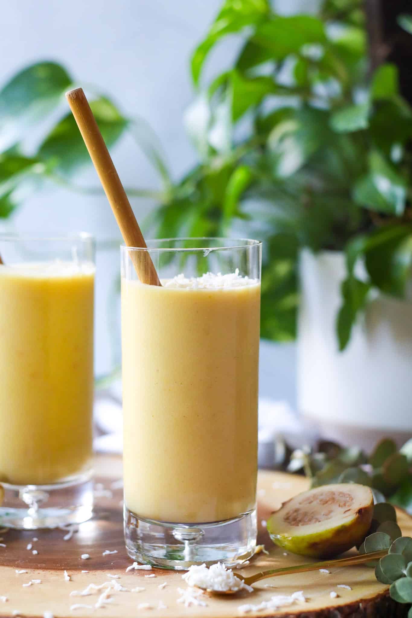 Tropical Guava Smoothie Recipe - Good Food Baddie