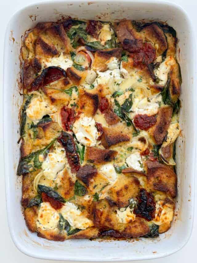 Easy Strata Recipe (Gluten-Free) - Good Food Baddie