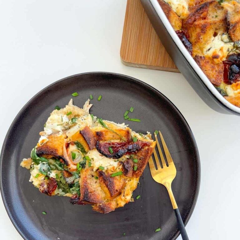 Easy Strata Recipe (Gluten-Free) - Good Food Baddie