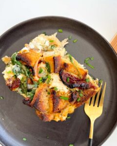 Easy Strata Recipe (Gluten-Free) - Good Food Baddie