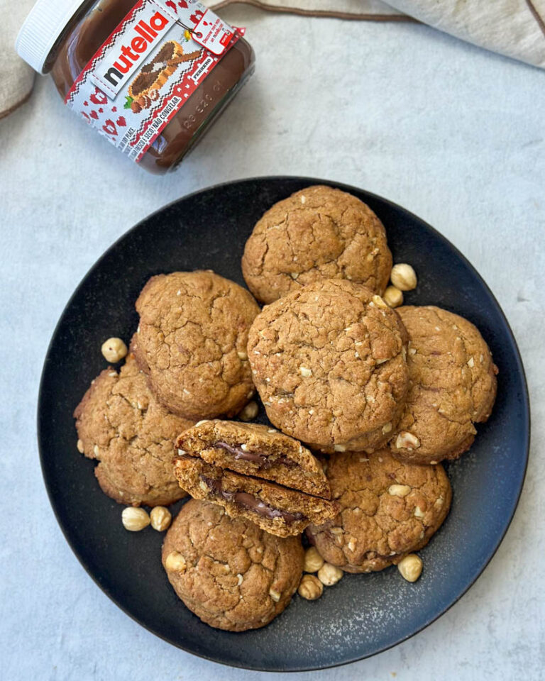 Easy Stuffed Nutella Cookies - Good Food Baddie