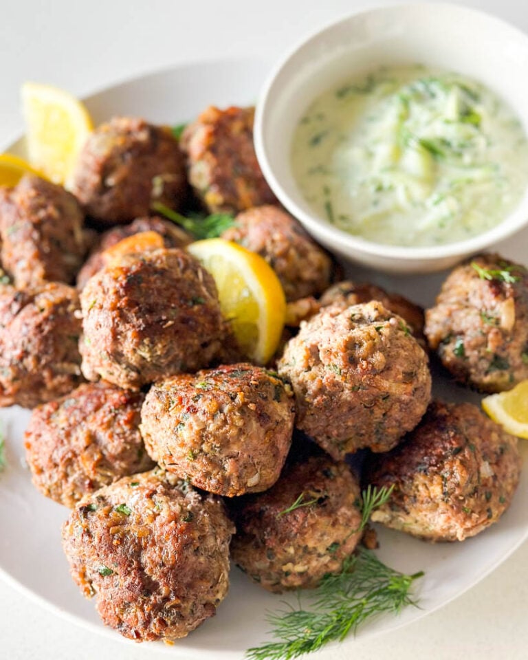 Juicy Lamb Meatballs (so Easy!) - Good Food Baddie