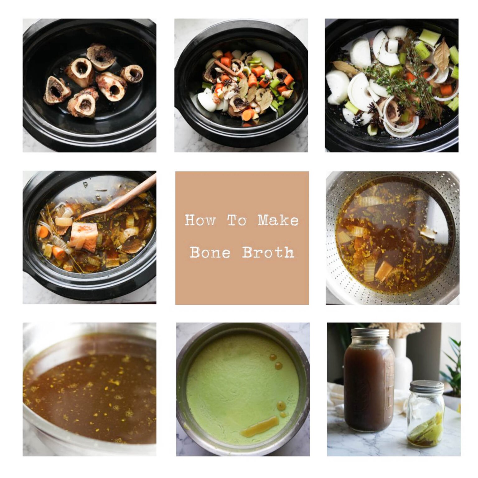 Easy Nourishing Beef Bone Broth Recipe (slow Cooker & Stovetop) - Good ...