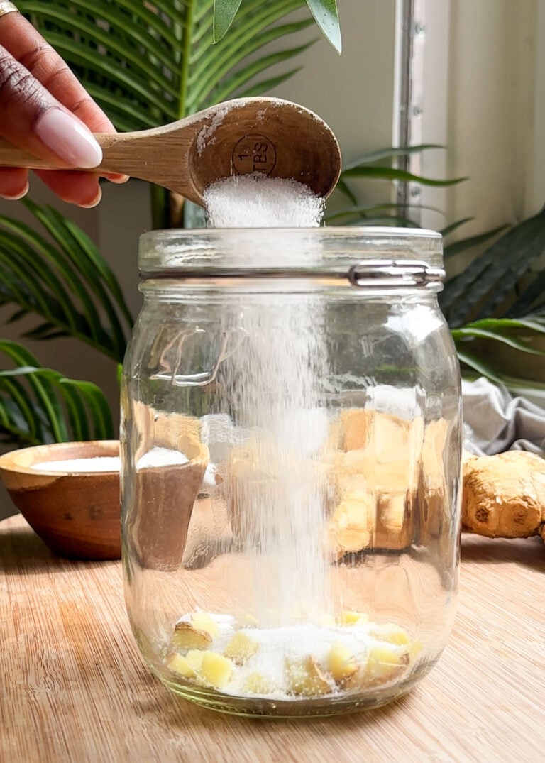 How To Make A Ginger Bug (Using Honey or Sugar) - Good Food Baddie